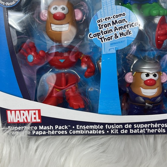Marvel | Toys | Hasbro Playskool Mr Potato Head Marvel Masher Heroes 8 ...